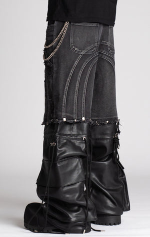 Obsidian Convertible Jeans